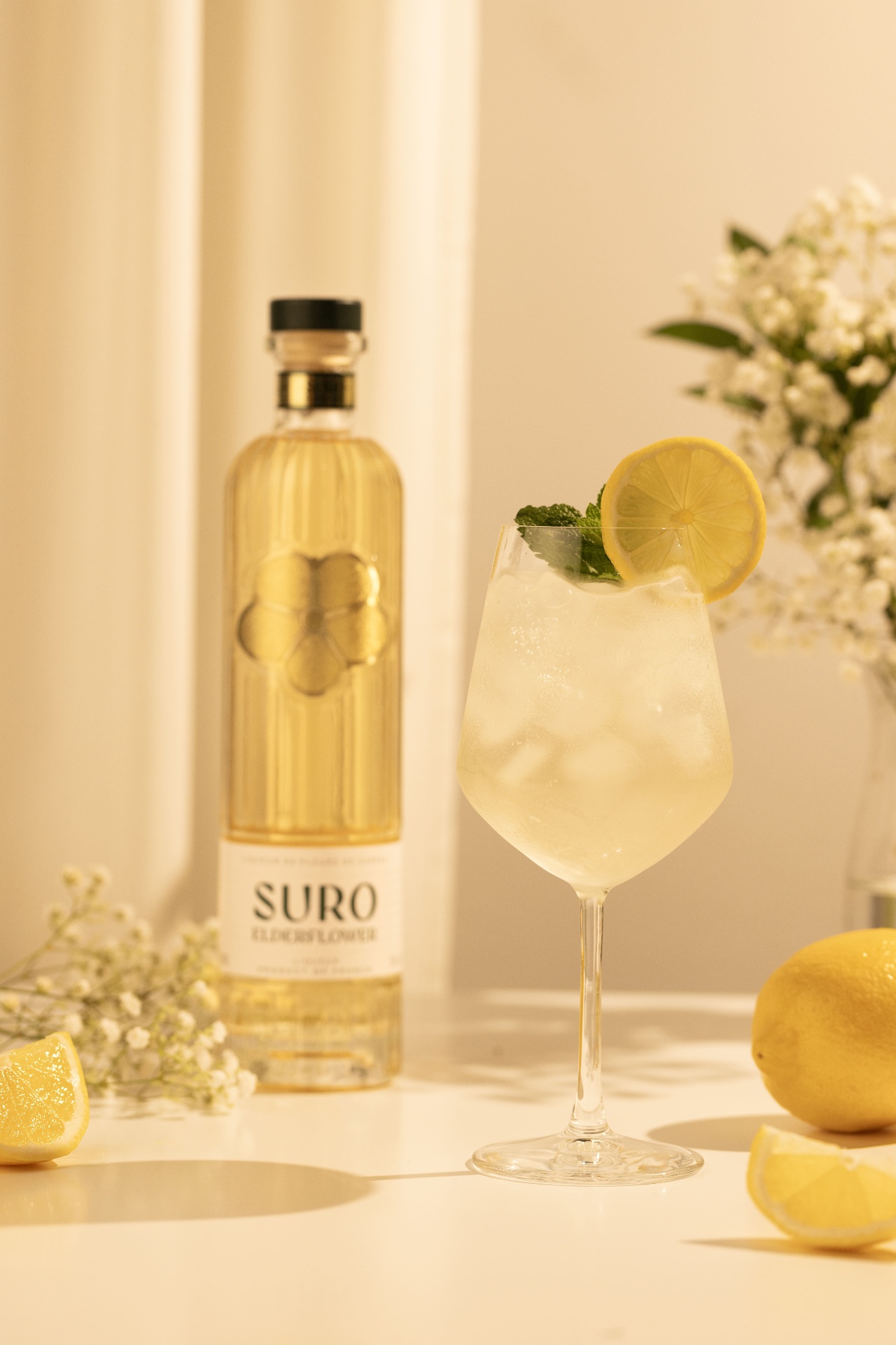 SURO Elderflower Liqueur | Premium French Sureau Liqueur Made in Dijon